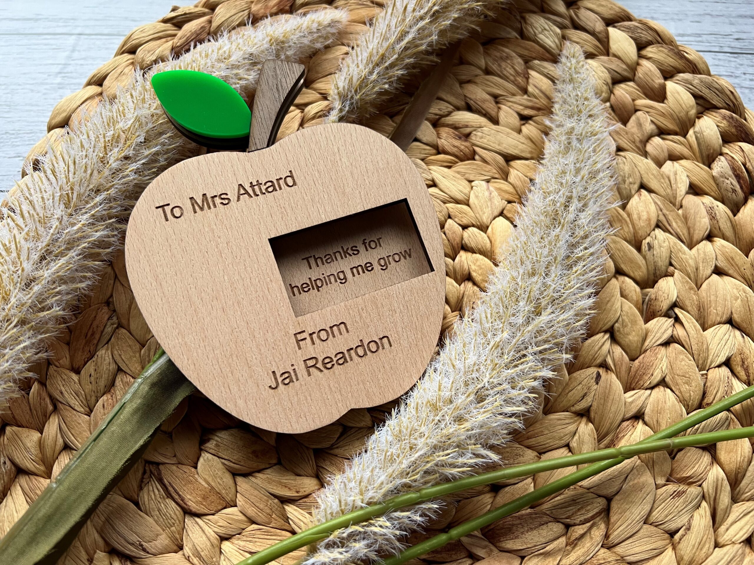 Teacher Gift Card Holder - Reardon's Woodshop